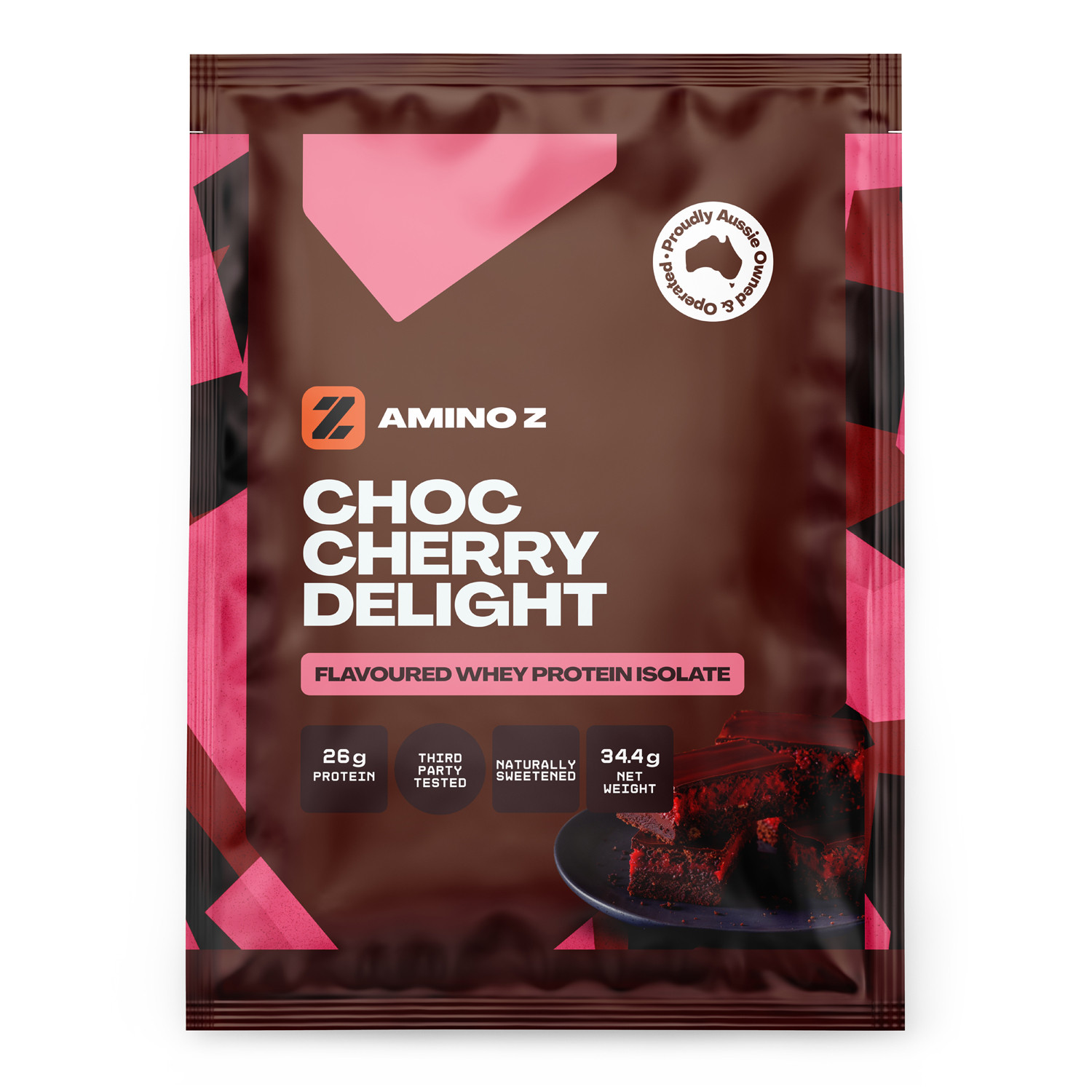 Choc Cherry Delight Whey Protein Isolate Single Serve Sample Protein Powder